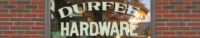 Store Map - Durfee Hardware